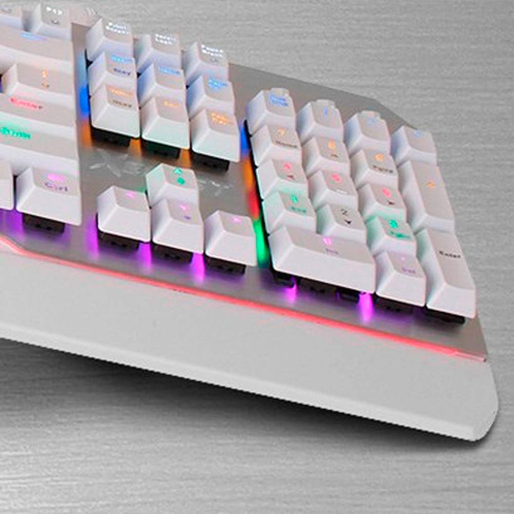 Xecret K820L LED Backlight Mechanical Outemu Wired Gaming Keyboard Silver