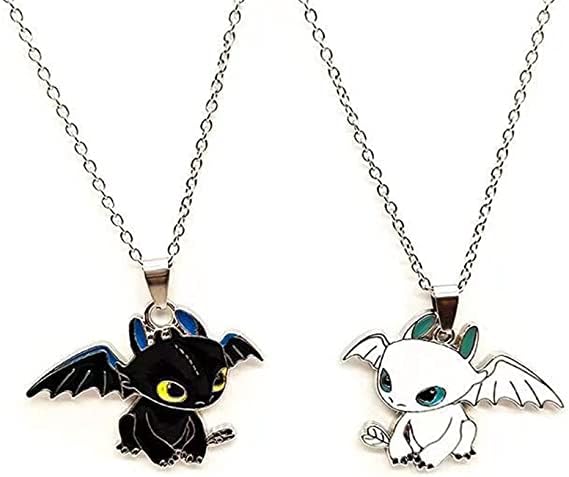 2 PCS Couple Necklace Best Friend Bestie Pendant Puzzle Matching Yin Yang Necklace Gifts for Lover Women Girls Friendship BFF Set