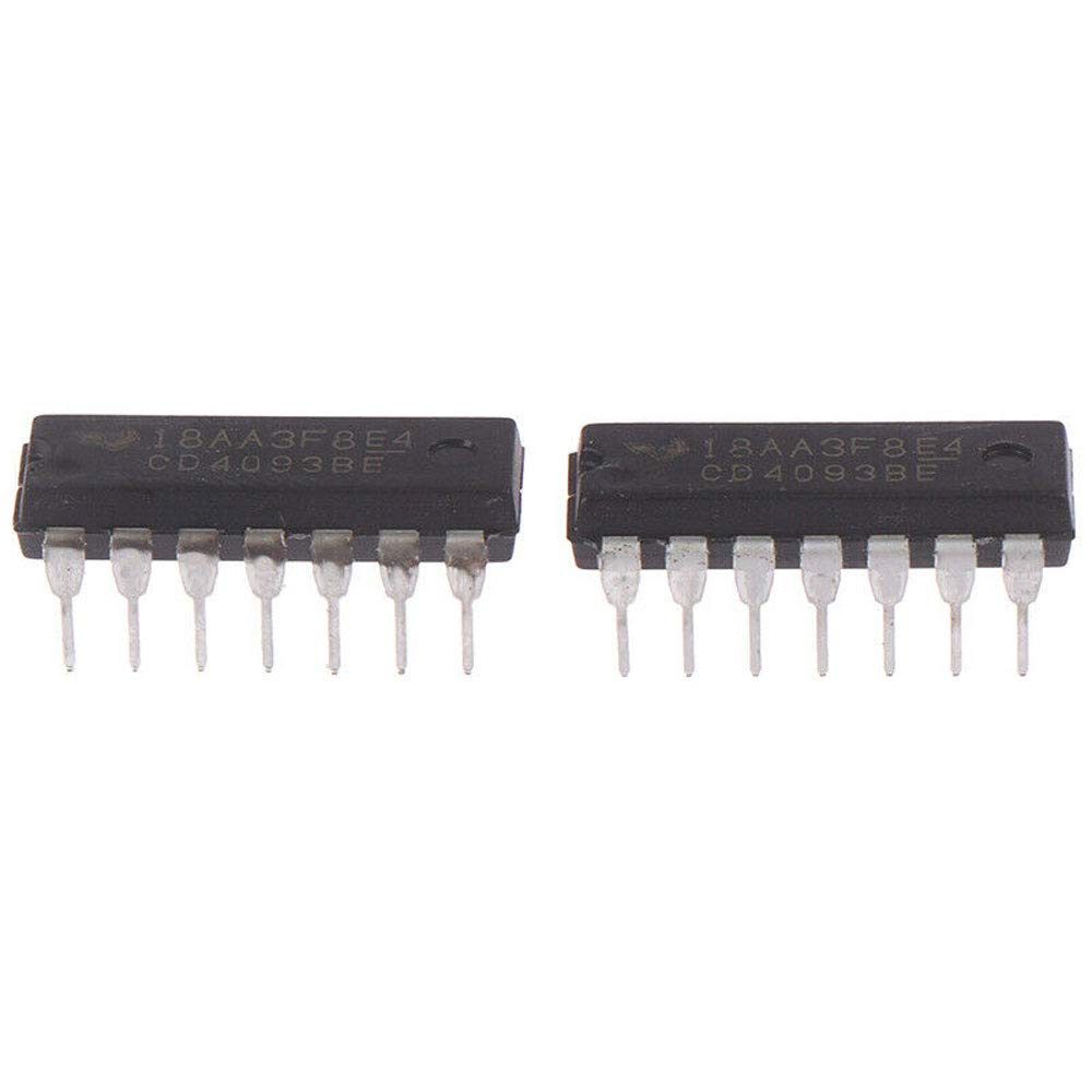10PCS TI CHIP CD4093BE CD4093 4093 DIP-14 DIY DEVELOPE