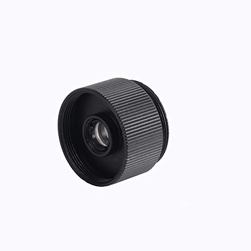 2X Auxiliary Objective Barlow Lens Double Magnification for 100X/120X/150X Zoom Monocular Zoom C-Mount Adapter