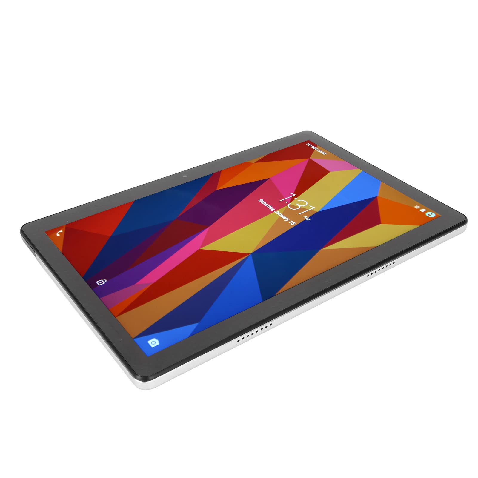 10 Inch Tablet, 10 Inch IPS Screen 4G RAM 128G ROM 100-240V Tablet for Home for Travel (White)