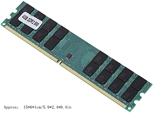 4GB Large Capacity DDR2 Memory Module,800MHz Fast Data DDR2 4GB for AMD for Desktop Laptop Computers