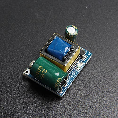 Acxico 5Pcs 12V 300mA Board Module Mini AC-DC 110V 120V 220V 230V to 5V 12V Converter Board Module Power Supply