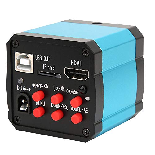 37MP 1080P 60FPSUSB Microscope Camera Video Industry MicroscopeCamera with Conversion Adapter, 100-240V Microscope Digital Camera C Mount Microscope Camera (US Plug)