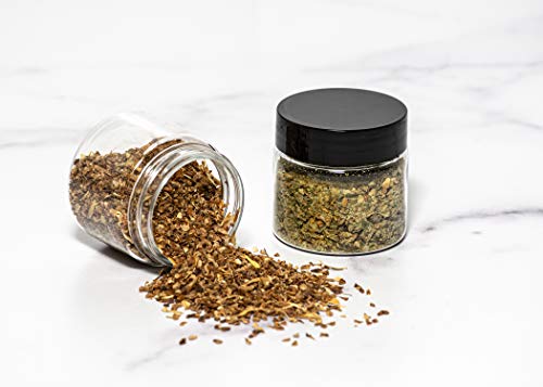 1oz Containers with Lids Lip Scrub/Gloss Containers, Empty 1 oz Jars 30G/30ml- Travel Cosmetic Containers w/Lids- Clear 1 Ounce Makeup Sample Container, Cream, Lotion, Liquid - BPA Free (24)