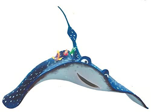 11 Inch Mr Ray Stingray Teacher Finding Nemo 2 Movie Removable Peel Self Stick Wall Decal Sticker Art Bathroom Kids Room Walt Disney Pixar Home Decor Boys Girls 11 inches Wide by 8 inches Tall