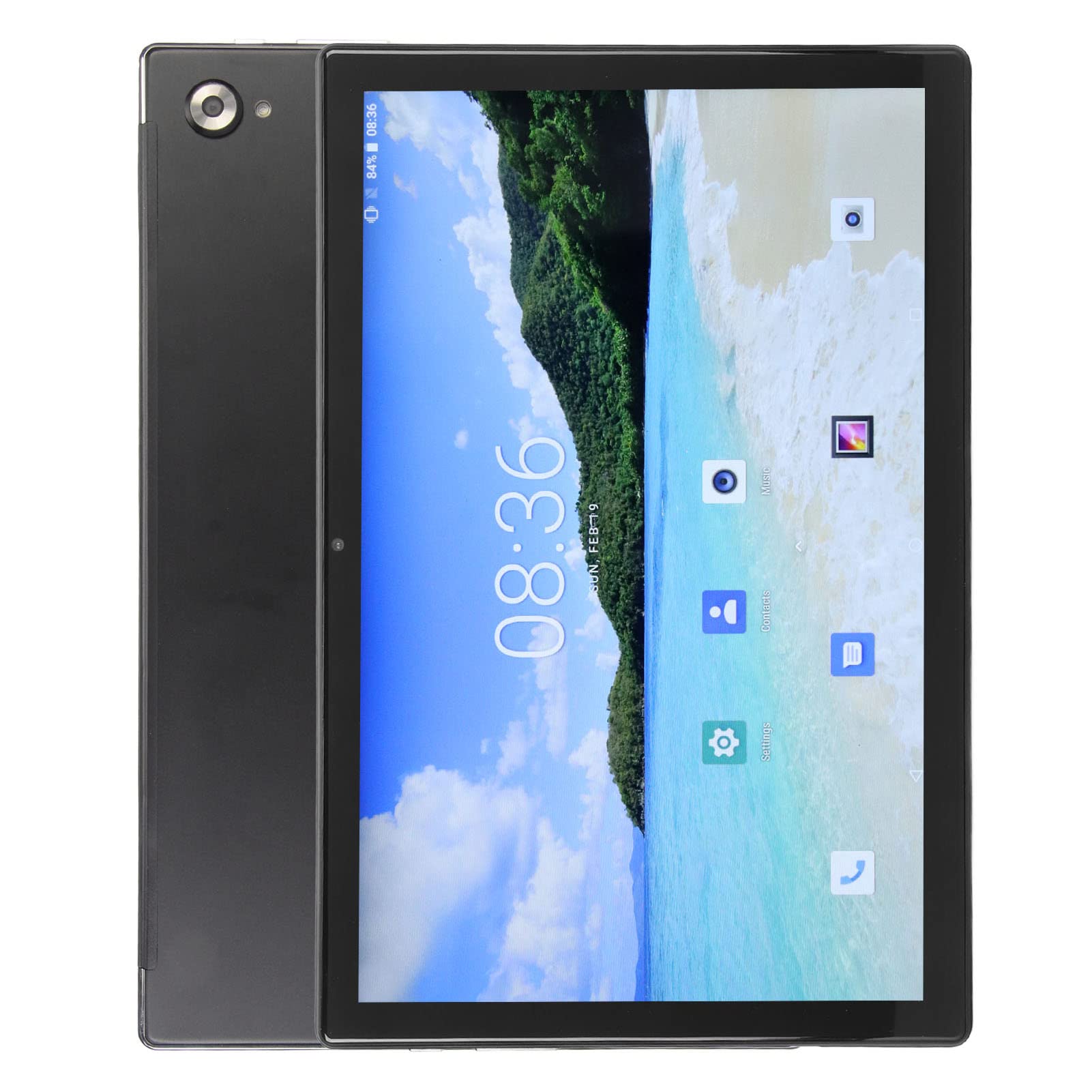 10.1 Inch Tablet, Tablet 8GB RAM 256GB ROM 5GWIFI 100β240V 2 in 1 Stereo Dual Speakers with Case (US Plug)