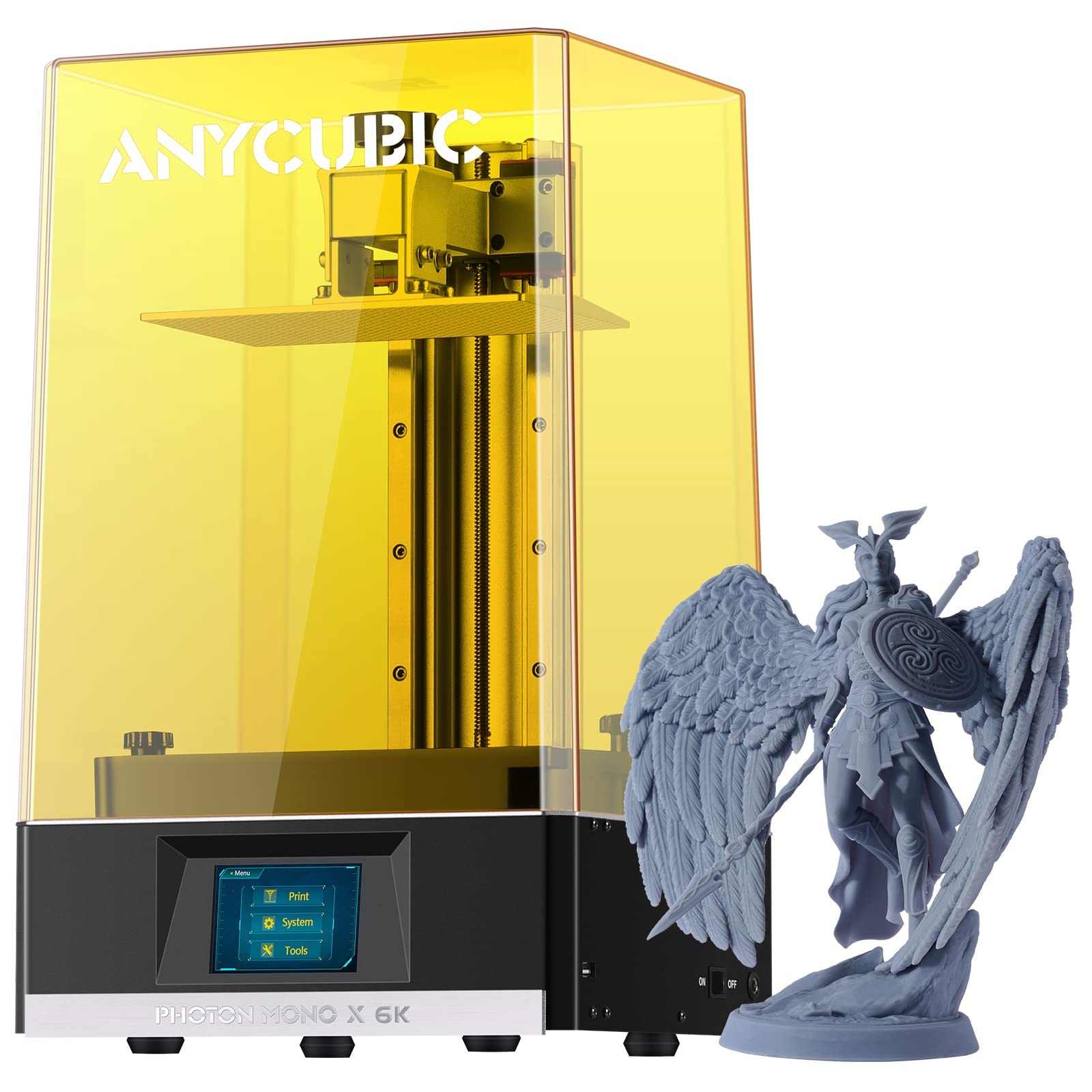 ANYCUBIC Photon Mono X 6K Resin 3D Printer and ANYCUBIC Wash and Cure Plus, Resin 3D Printer Bundle