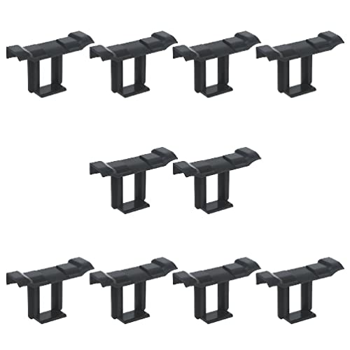 10 Pieces Photovoltaic Panel Water Guide & Mud Clamp Solar Panel Water Drain Clips & Low Temperature Resistance Solar Panel Clips For Roof Stagnant Water Clean