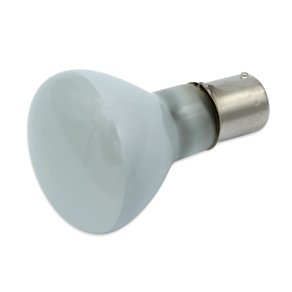 13V RV Light 1383 Bulb by Technical Precision - 20W Frosted R12 BA15S Bulb Single Contact Bayonet Base for Automotive, Elevator, and Reading - 300 Hours Rated Life - 10 Pack