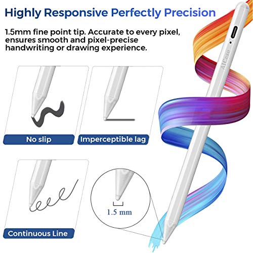 Stylus Pen for iPad with Palm Rejection, Active Pencil Compatible (2018-2020) iPad Pro (11/12.9 Inch),iPad 6th/7th Gen,iPad Mini 5th Gen,iPad Air 3rd Gen for Precise Writing/Drawing