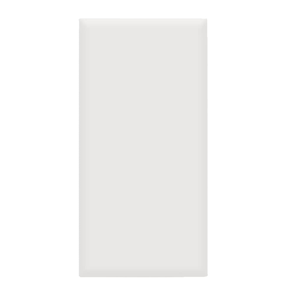 3D Anti-Collision Wall Padding for Kids, Removable Leather Cladded Décor Wall Bed Headboard for Tatami, Living Room, Bedroom, playroom, Baby Protector Wall Panels (White), 23.6 in x 11.8 in