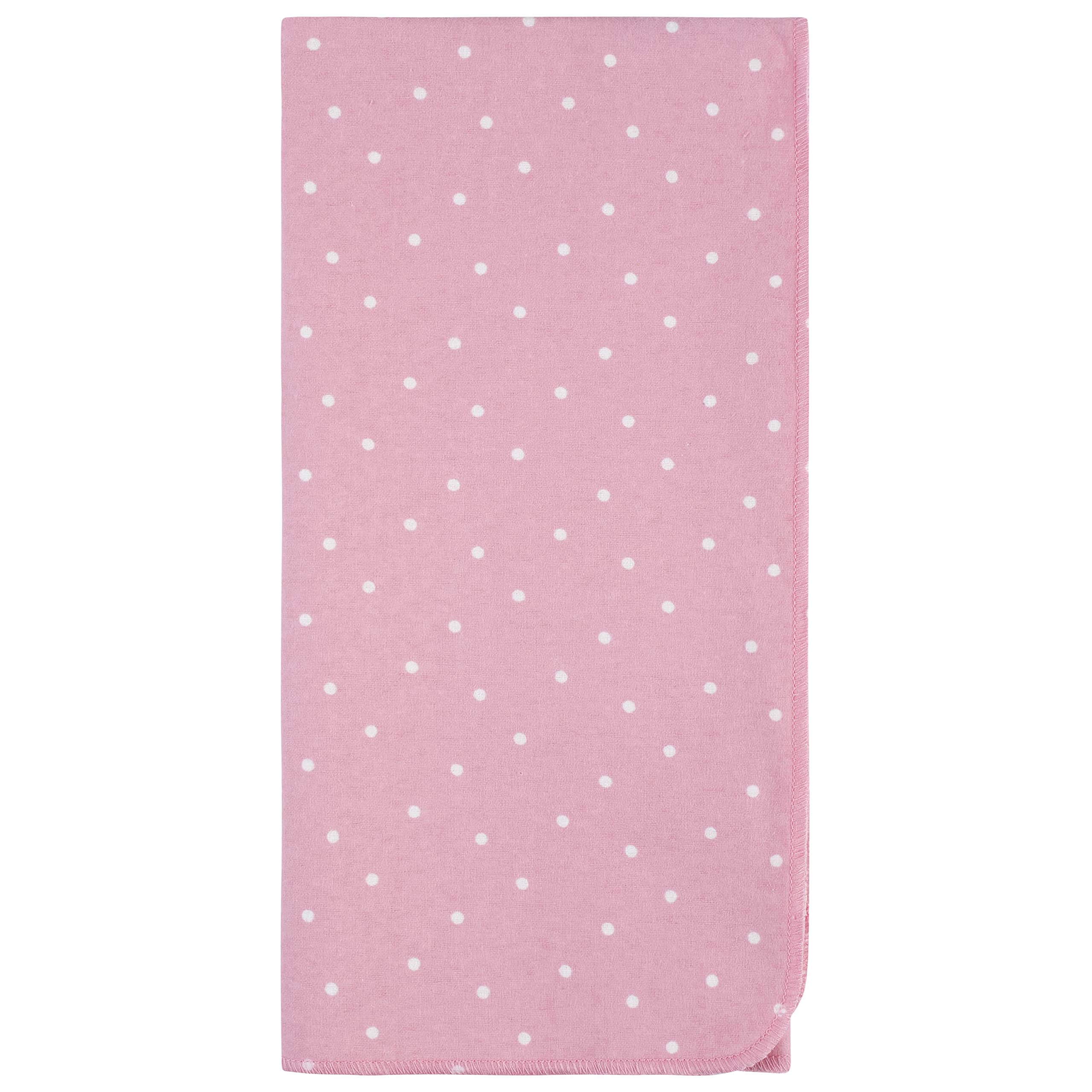 4-Pack Baby Girls Minnie Mouse Flannel Receiving Blankets