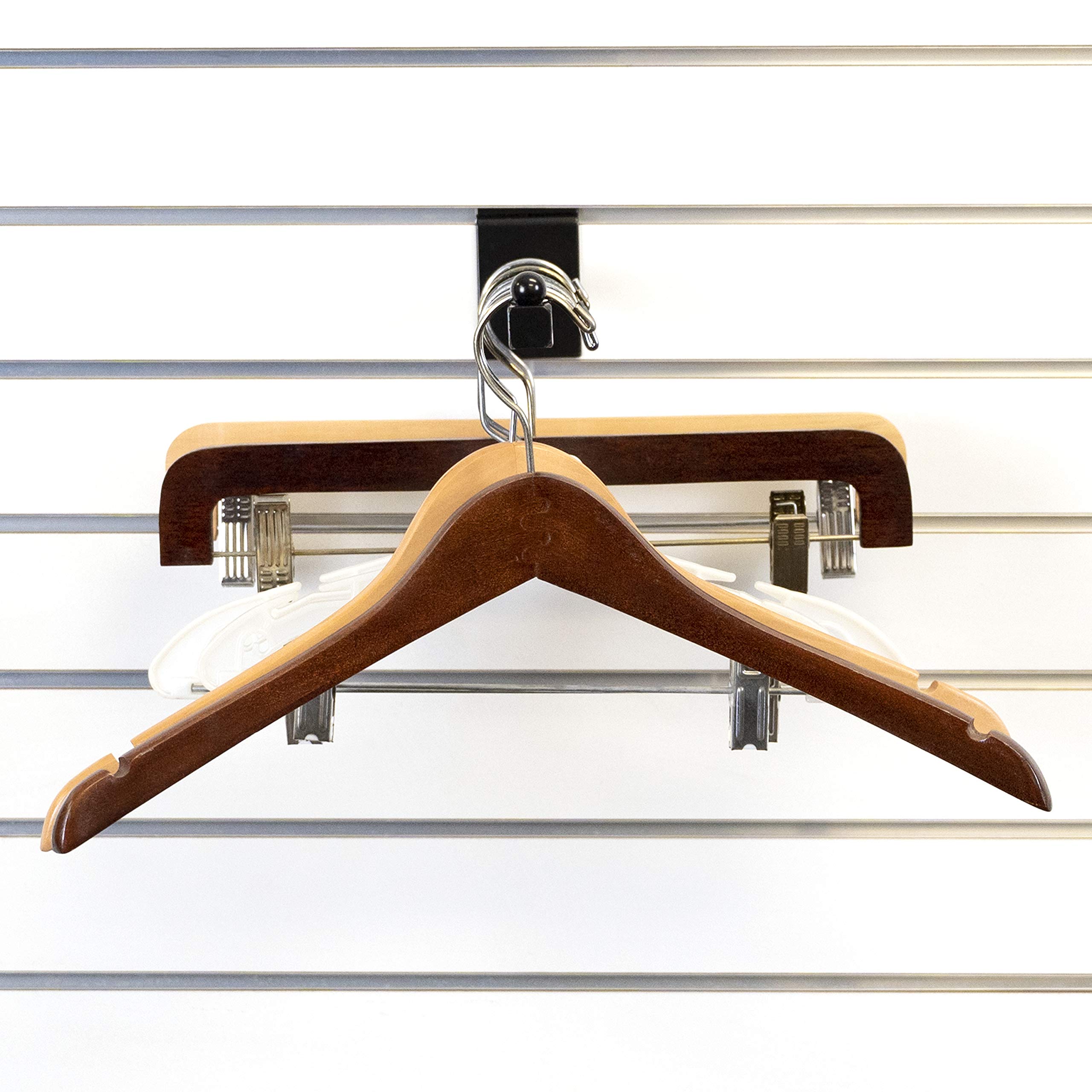 12" Square Faceout Display Attaches to Slatwall - Used for Displaying Clothing, Accessories and Housewares (Quantity 5) (5, Black)