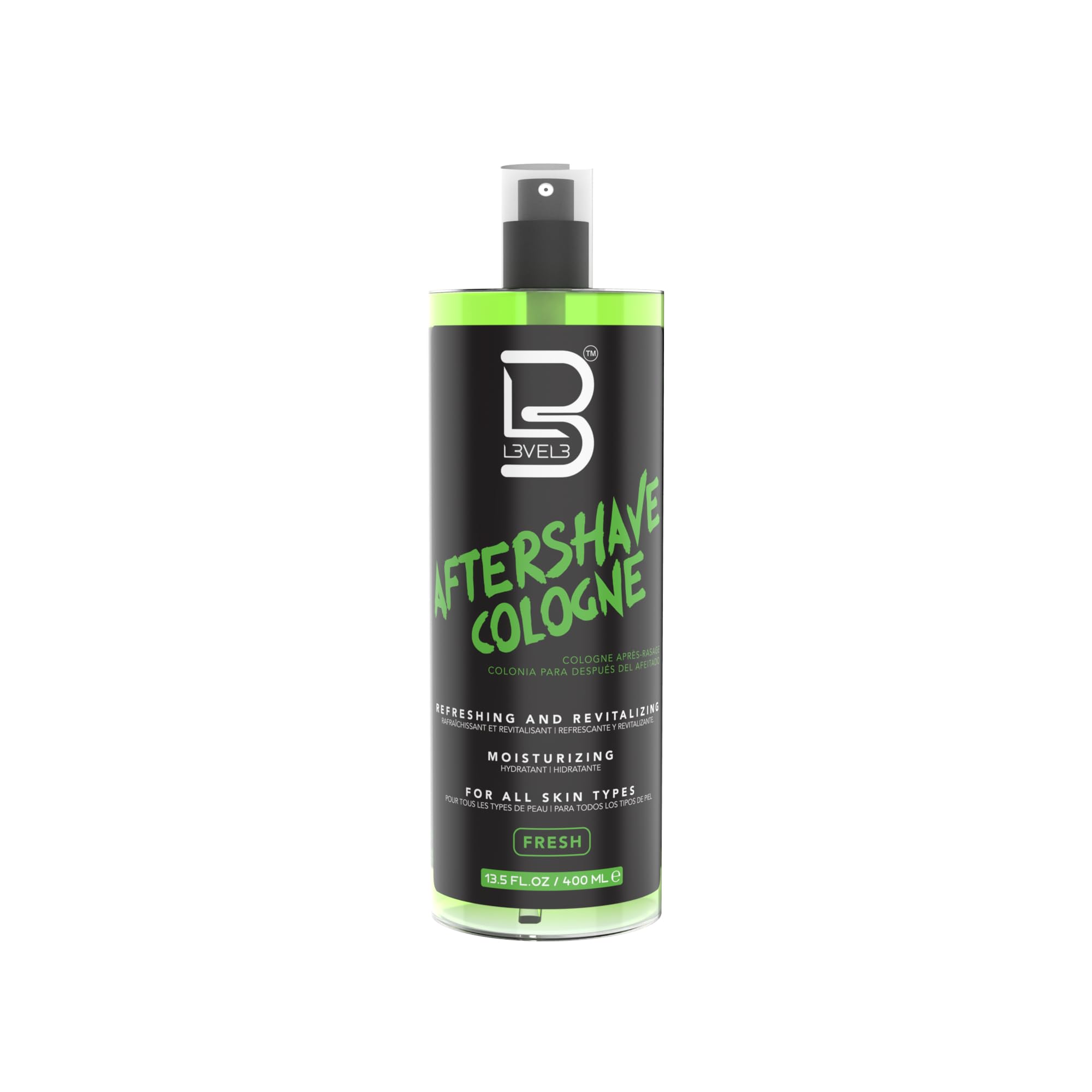 L3 Level 3 After Shave Spray Cologne - Softens Skin - Refreshes and Relieves Face and Skin - Moisturizing Formula Level Three After Shaving