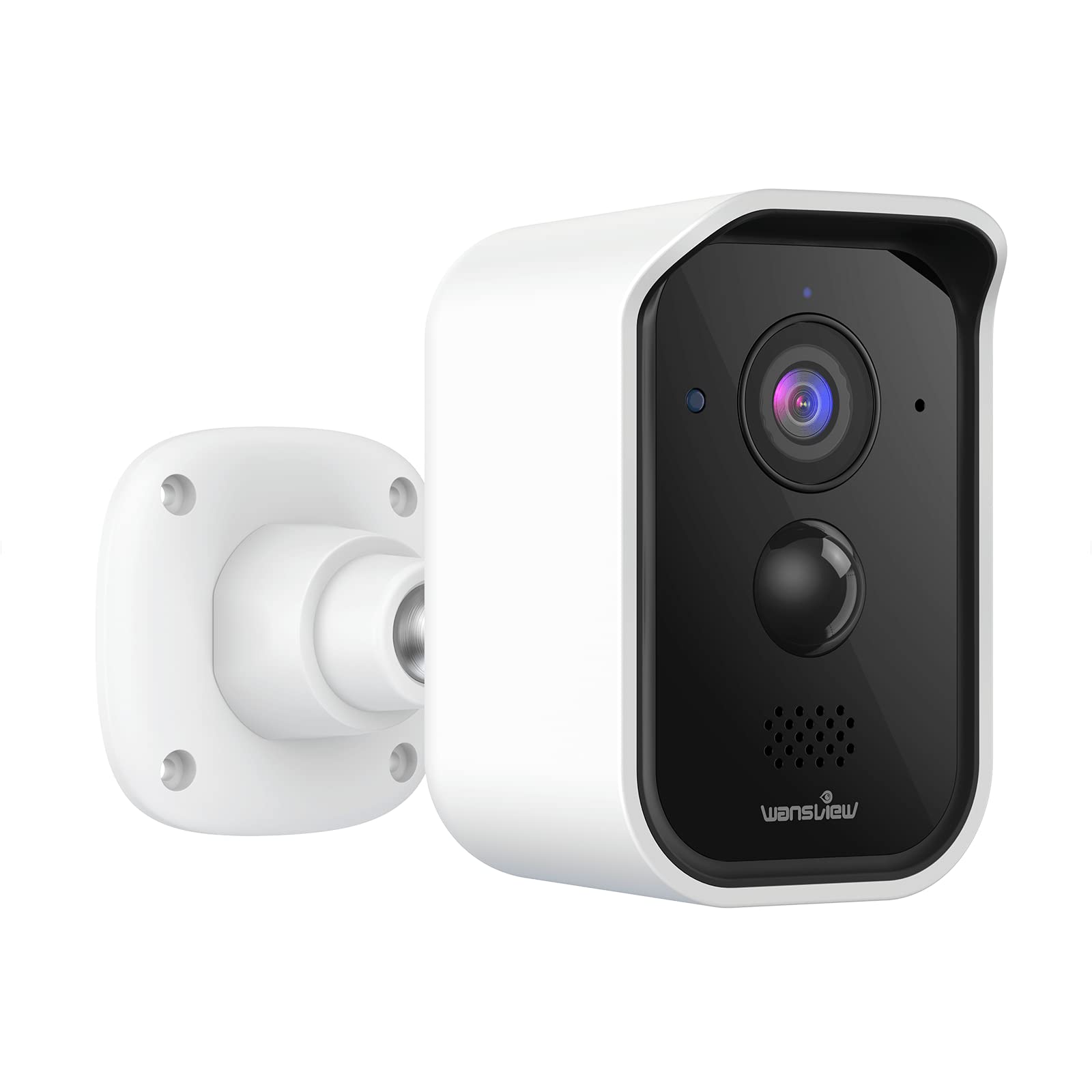 wansview Wireless Security Camera Outdoor, 1080P HD Wireless Rechargeable Battery Powered WiFi Home Security Camera, 2 Way Audio, Waterproof, Cloud Storage B3