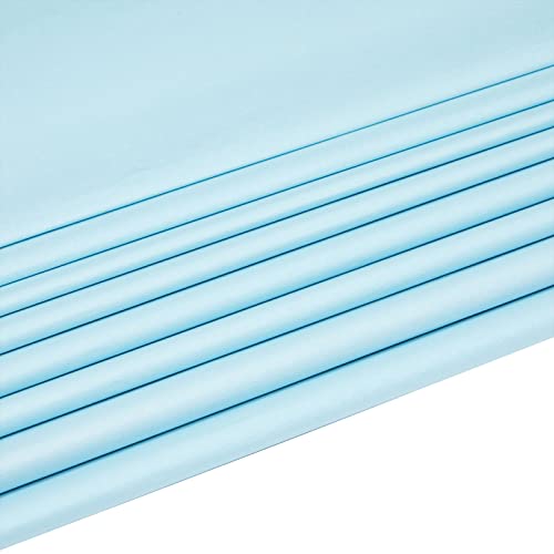 160 Sheets Blue Tissue Paper for Gift Wrapping Bags, Bulk Set for Birthday Party, Holidays, Art and Crafts (15 x 20 in)