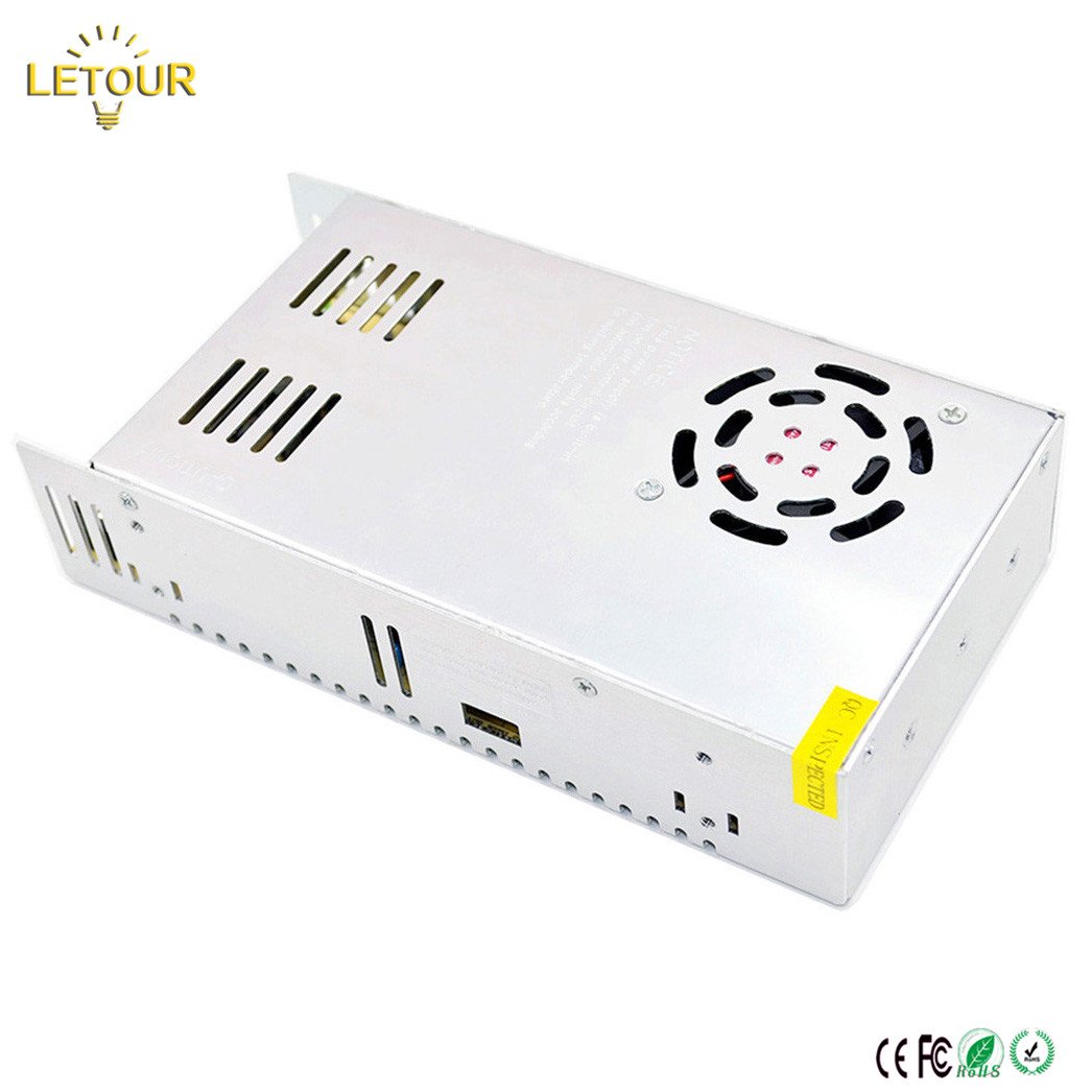 12V DC Power Supply 30A AC 96V-240V Converter Adapter Universal Regulated Switching Power Supply 12Volt 360W LED Power Supply for LED Strip,CCTV, Radio, Computer Project (12V 30A 360W)