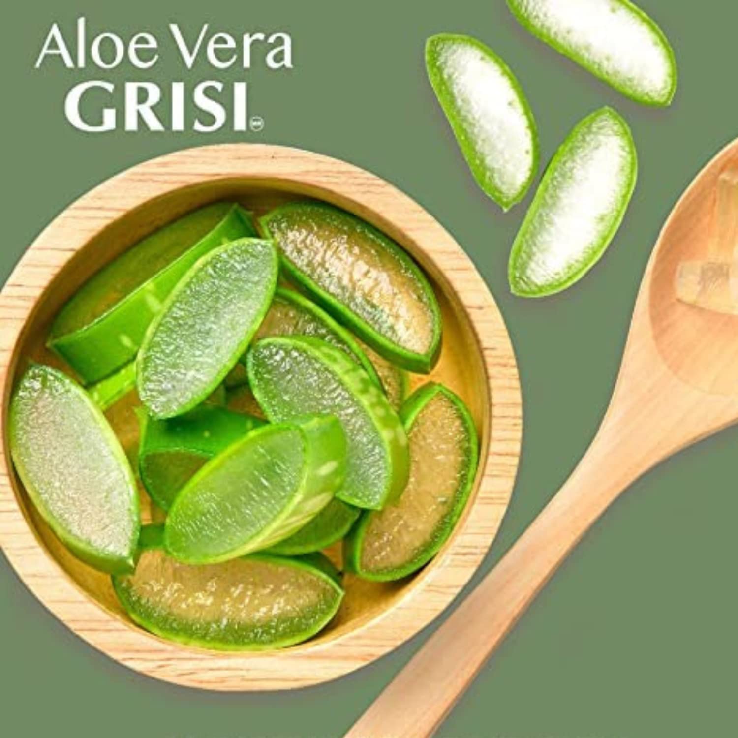Grisi Aloe Vera Conditioner, Moisturizing Hair Product with Aloe Extract, Paraben-Free, 2-Pack for Soft and Shiny Hair, 13.5 FL Oz each
