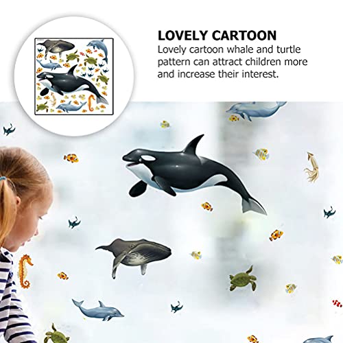1Pc Marine Life Whale Wall Sticker Room Decal Lovely Home DecorationHome Decor for Celebration Party