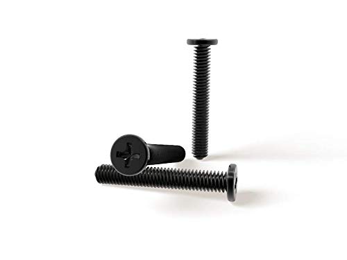 1000XReplacement Black Philips Drive Laptop Screws M2.5 X 17.0mm Screw Lot M2.5X17L PM2.5X17.0