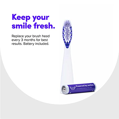 SmileDirectClub Electric Toothbrush Club Edition with Aligner Brush Head and 3-in-1 Travel Case, Mirror Mount, and Stand, Blurple