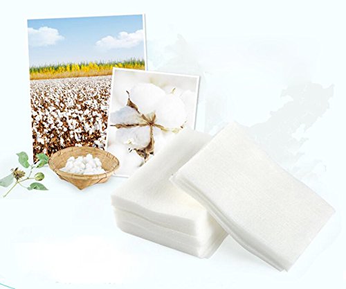 1200Pcs Makeup Facial Soft Cotton Pads Soft Cotton Wipes for Applying Lotion Removing Face Makeup Eye Makeup and Nail Polish