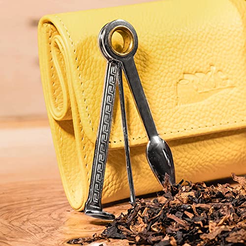 100% Authentic Czech Stainless Steel 3 in 1 Tobacco Pipe Tool Cleaner - Smoking Pipe Reamer Tamper Pokers Tool