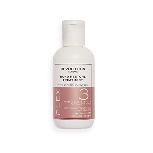 Revolution Haircare Plex 3 Bond Restore Treatment,, White, 100 ml (Pack of 1) (1454933)