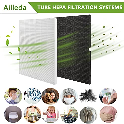116130 Filter H Replacement for Winix 5500-2 Air Purifier and Models AM80, 2 Premium H13 True HEPA and 2 Activated Carbon Filters