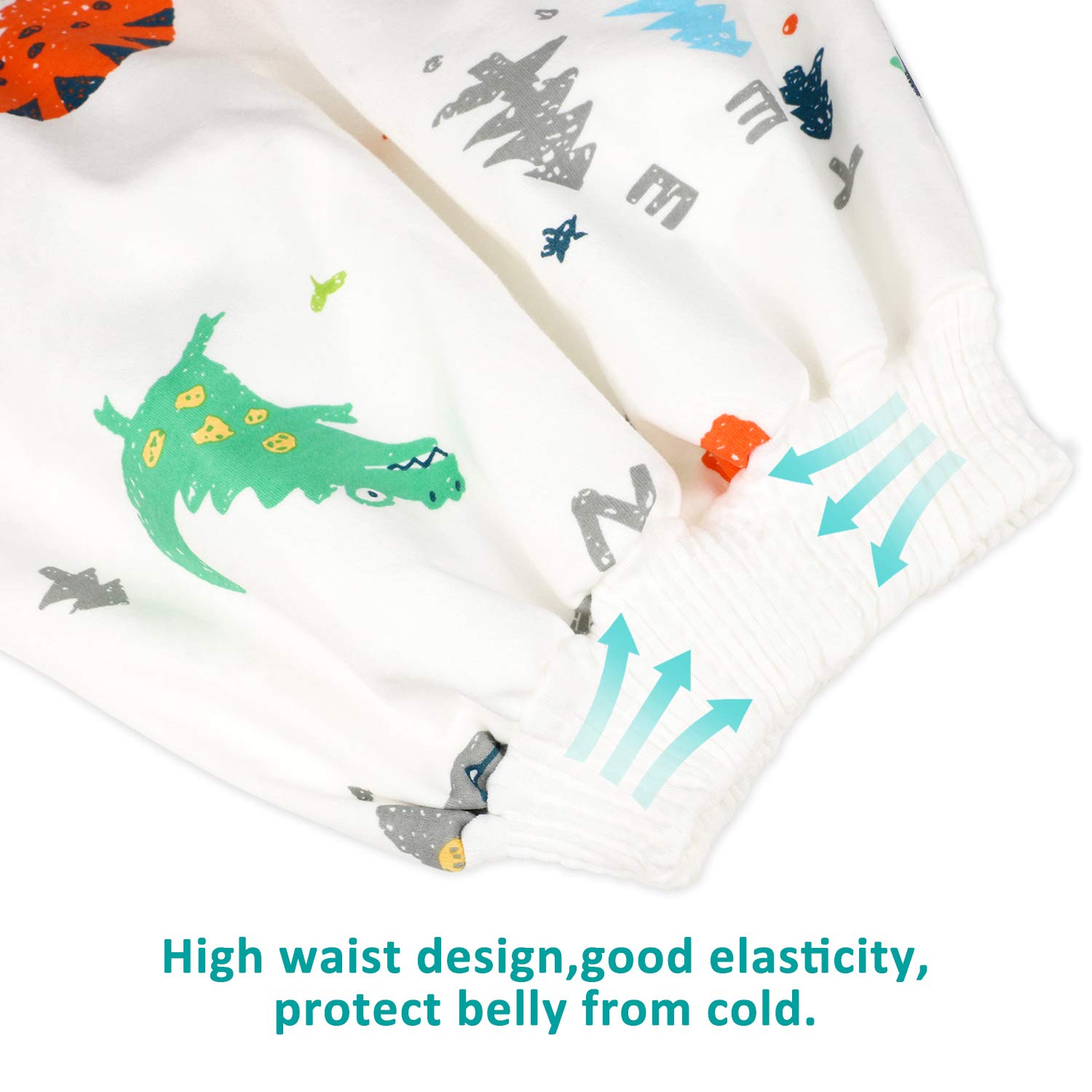 2 Packs Waterproof Diaper Skirt for Potty Training Baby Comfy Cloth Diaper Short for Boys and Girls Night Time