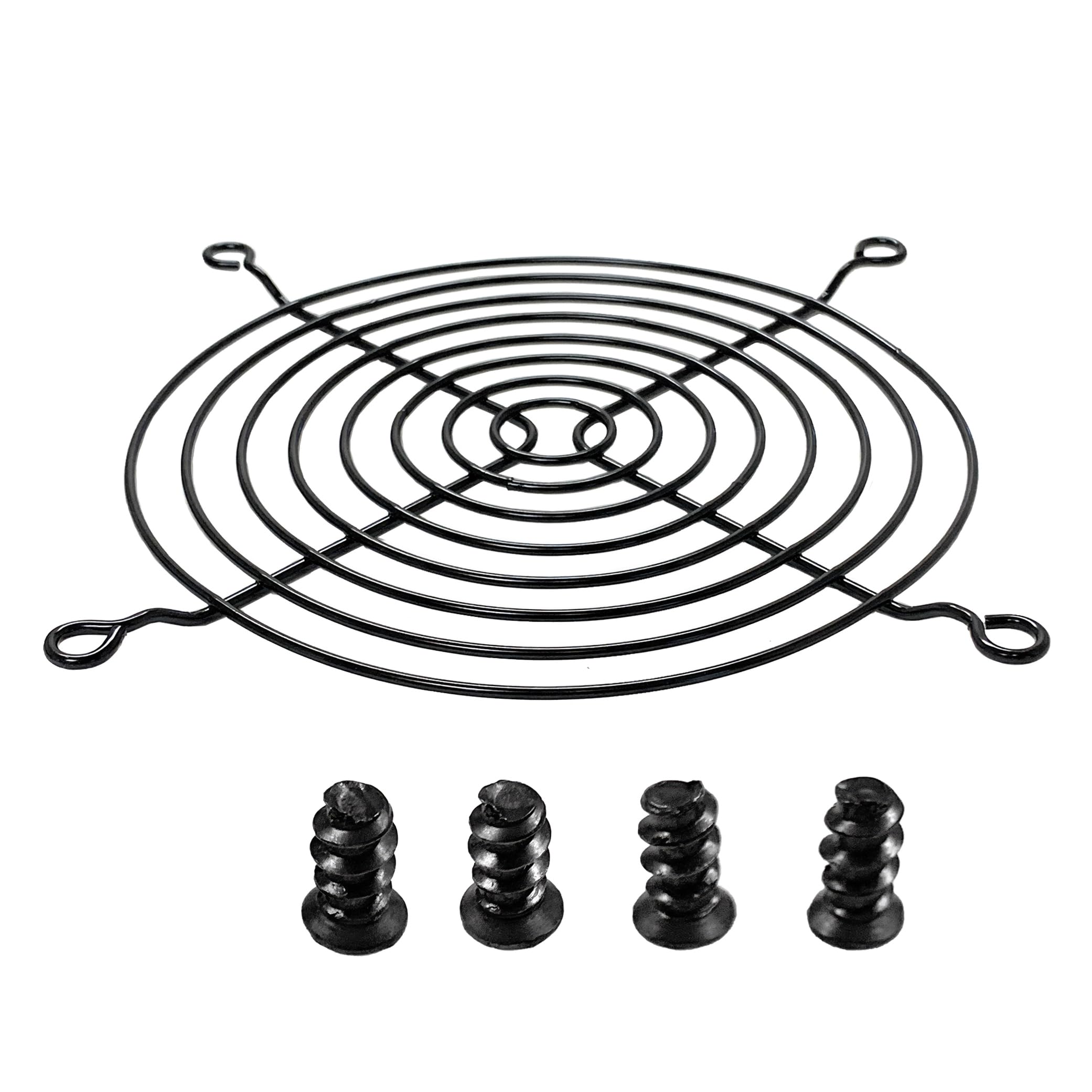120mm Black Finger Grills (4 Pack)