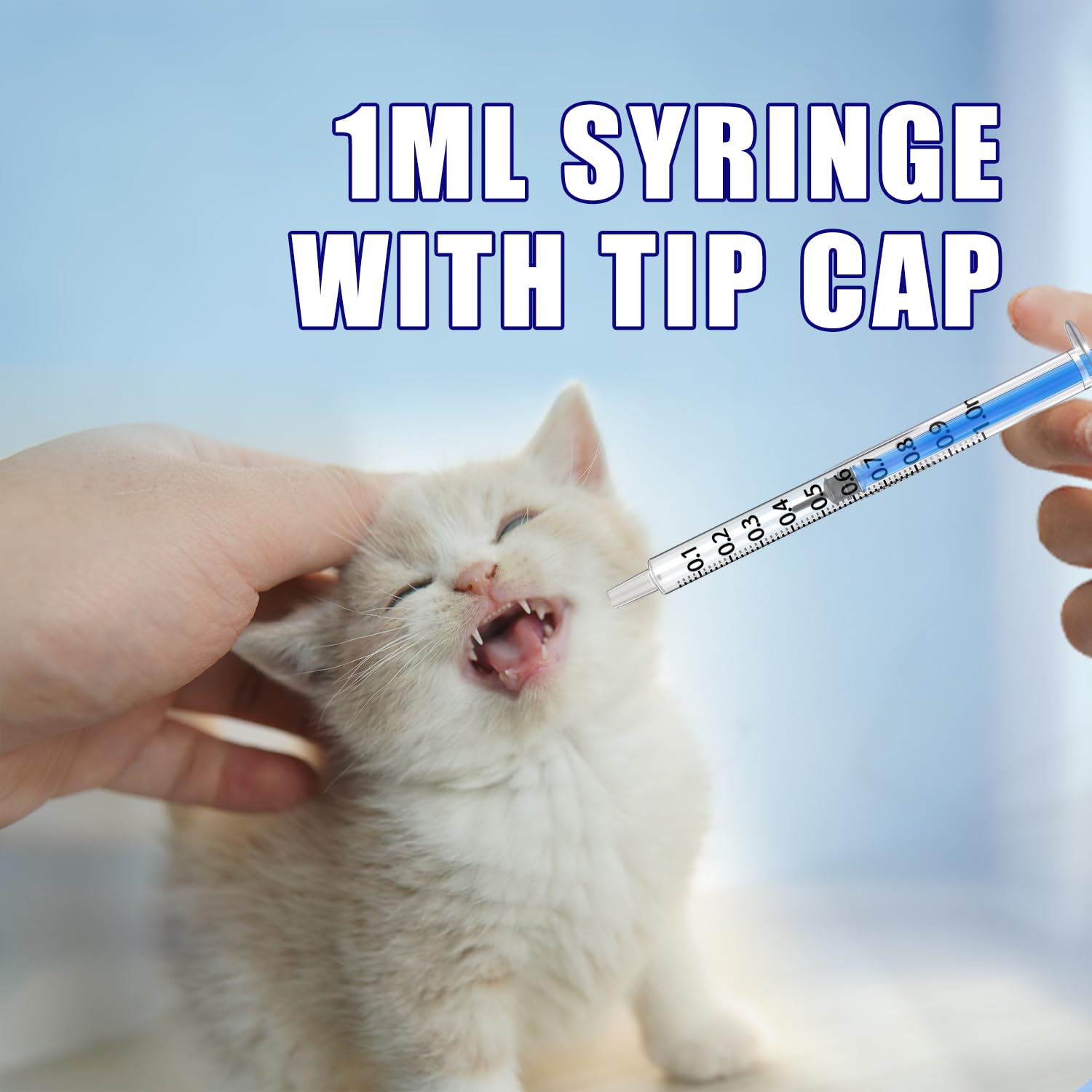 100Pack 1ml Syringes With Caps