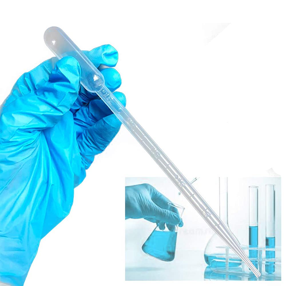 Yesallwas Plastic pippets Dropper 3ml 100Pcs, Pipette Dropper for Lab Measuring and distributing Liquid