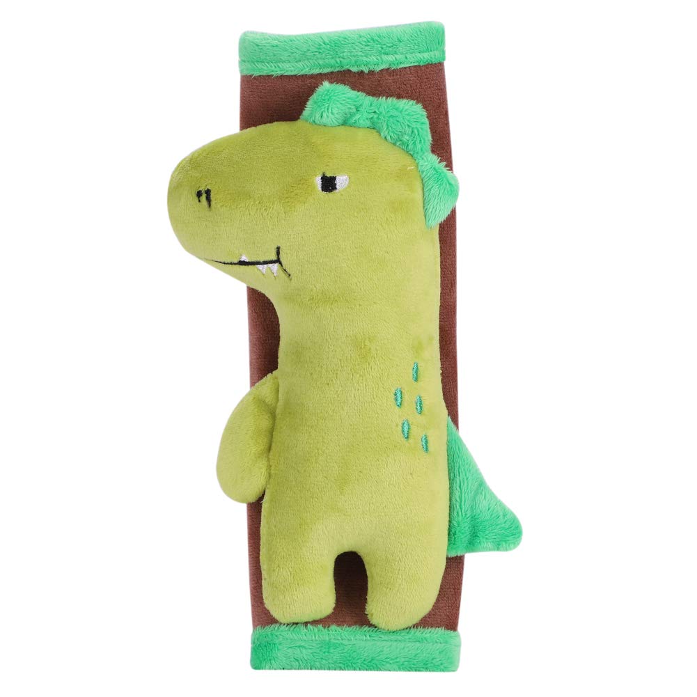ITODA Cute Cartoon Car Seat Belt Cover Pads Shoulder Seatbelt Safety Strap Wrap Driving Cushion Universal Backpack Stroller Soft Pillow Travel Neck Protective for Adults and Children