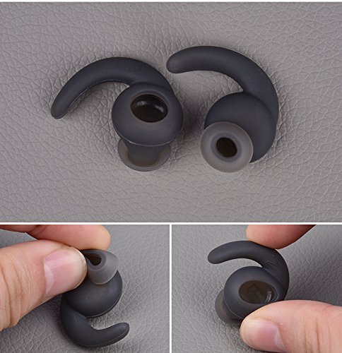3 Pairs (S M L) Anti-Slip Silicone Eartips Earbuds Eargels Compatible with JBL Synchros Reflect BT Sports Wireless Earphones