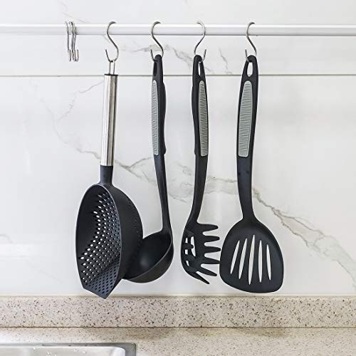 Annaklin Small S Hooks 24 Pack 2-3/16", Stainless Steel S Hooks for Hanging Pan Pot Utensils Plants Bags Towels, Heavy Duty S Shaped Hooks, Silver
