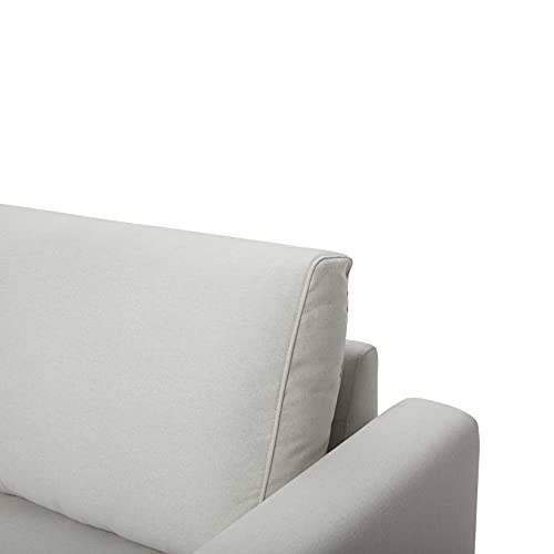 Amazon Brand β Rivet Modern Living Room Accent Chair, 46.5"W, Chalk