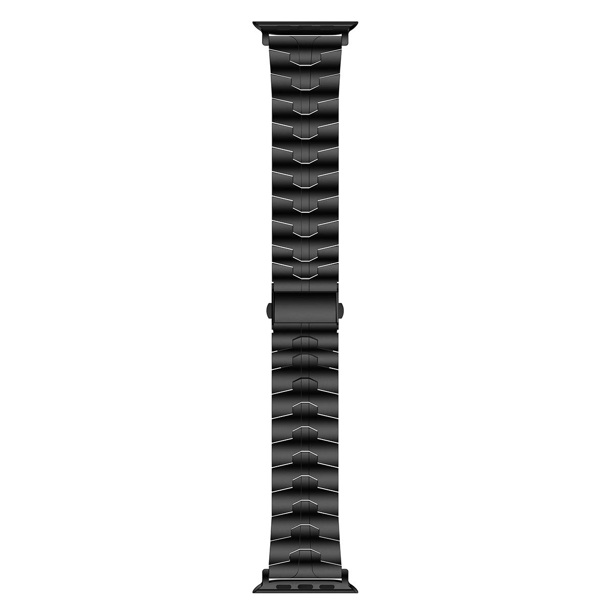 LDFAS Compatible for Apple Watch Band 49mm 45mm 44mm, Titanium Metal Watch Bands with Enhanced Durability Version Compatible for Apple Watch Ultra/SE, Apple Watch Series 8/7 Band, Black