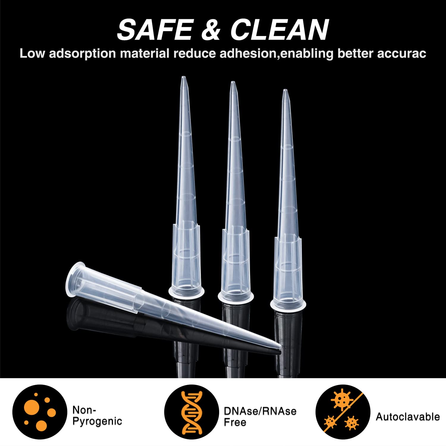 20-200uL Pipettor with 1000pcs 200uL Pipette Tips
