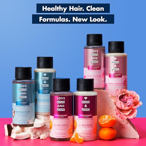 Love Beauty and Planet Weightless Volume Shampoo with Hylauronic acid Coconut Water & Mimosa Flower for Thin and Fine Hair 13.5 oz
