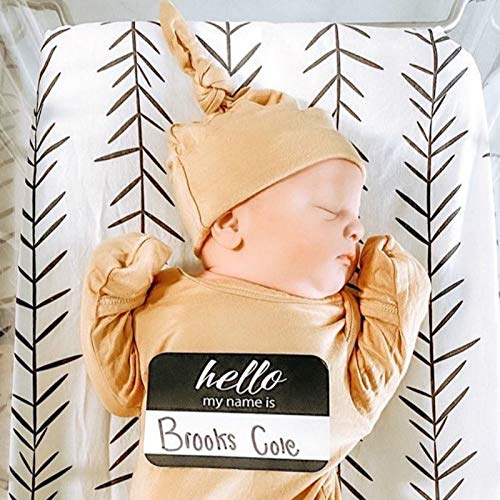 2 Pack Stretch Bassinet Sheet Moses Basket Sheet, Neutral Cradle Sheet for Bassinet Pads/Mattress, for Boys Girls (Black)