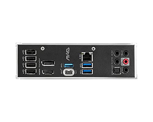 MSI MAG B560M MORTAR Gaming Motherboard (mATX, 11th/10th Gen Intel Core, LGA 1200 Socket, DDR4, PCIe 4, CFX, M.2 Slots, USB 3.2 Gen 2, 2.5G LAN, DP/HDMI)
