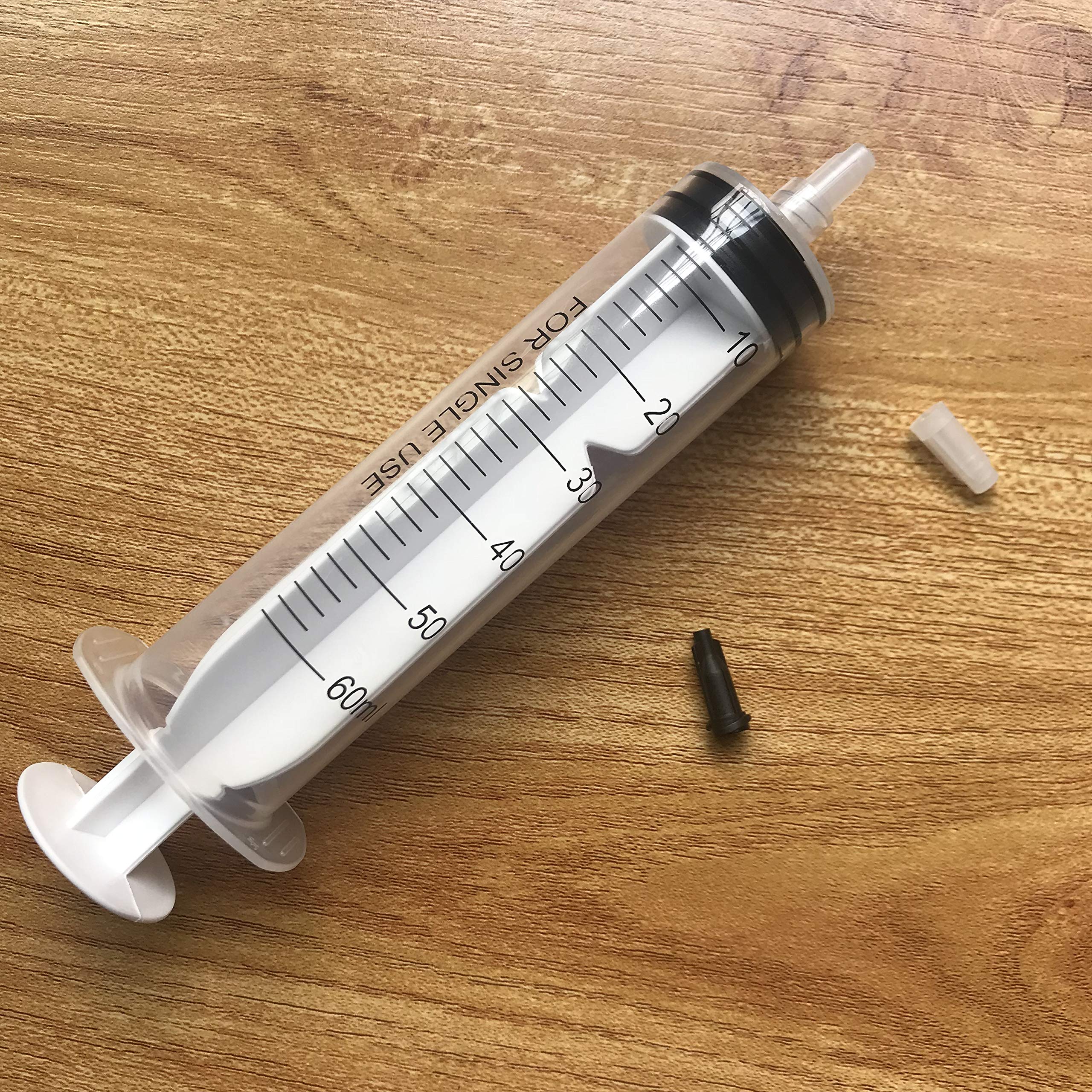 12 Pack 60ml Syringes with 16Gx1.0'' Blunt Tip Fill Needles and Storage Caps(Luer Lock)-Dozen Pack