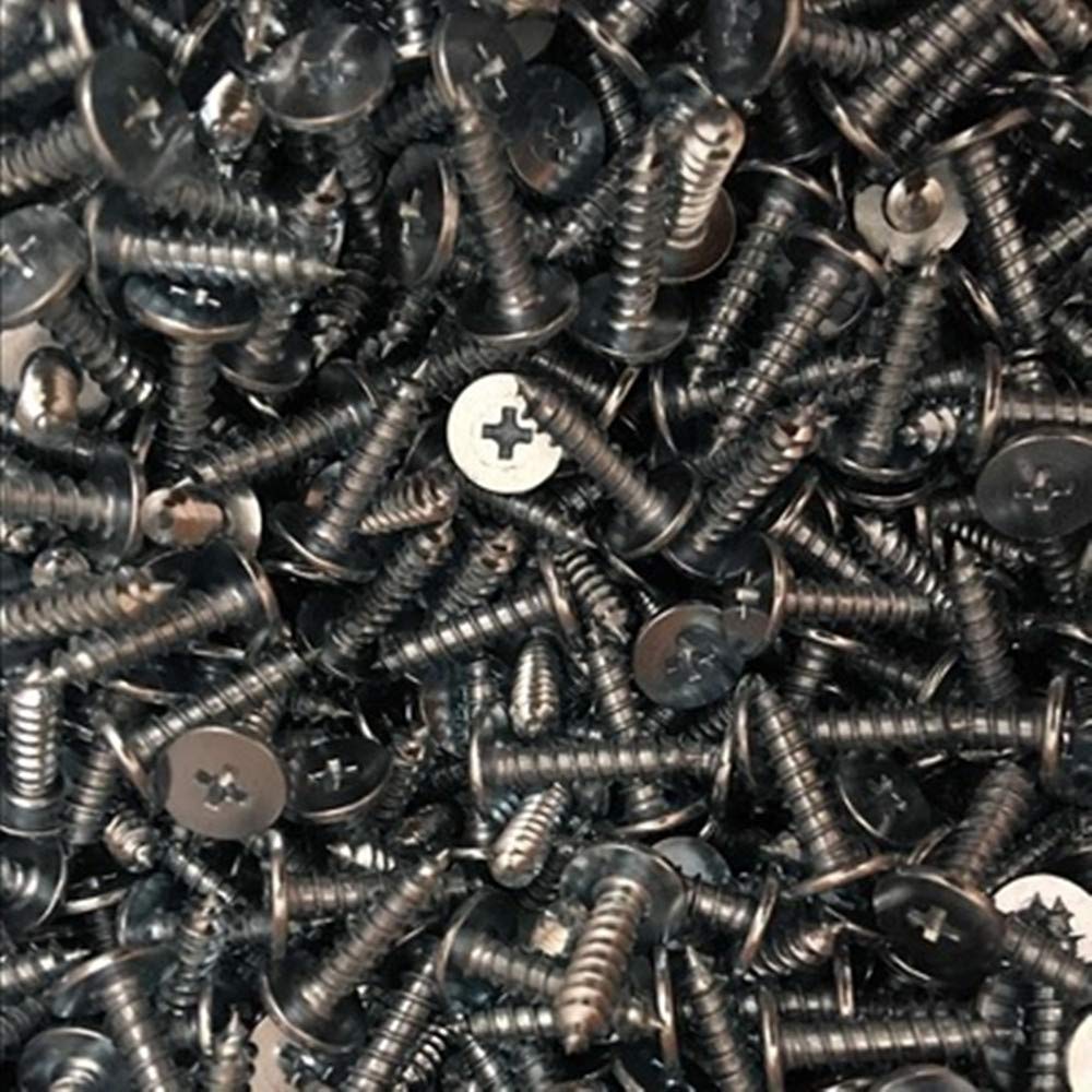 50 PSC Carbon Steel Flat Head Tapping Screw, is Not Easy to Rust, Screw 1/2 Inches Long