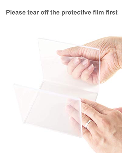 2 Sets Clear Acrylic Display Risers-Cupcake Stand for Dessert Buffet Cake Table DecorationsâShowcase Shelf for Figures, Jewelry Display Riser Stands Shelves Fixtures Case(Rectangle Shape)