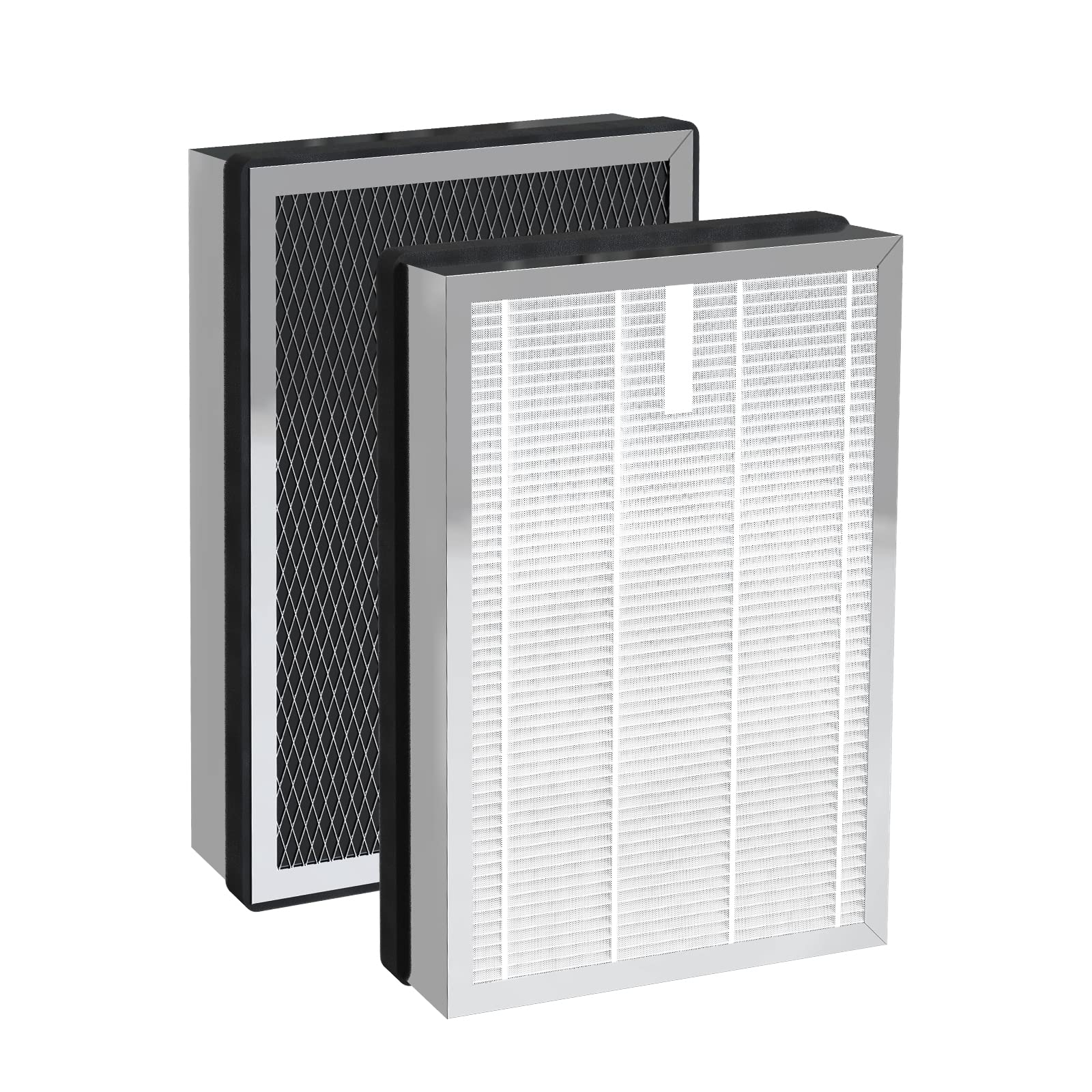 2 Pack MA Series 25 Replacement Filters Compatible with 25 B1/S1/W1 Air Purifier, 3-In-1 True Hepa and Activated Carbon Filter