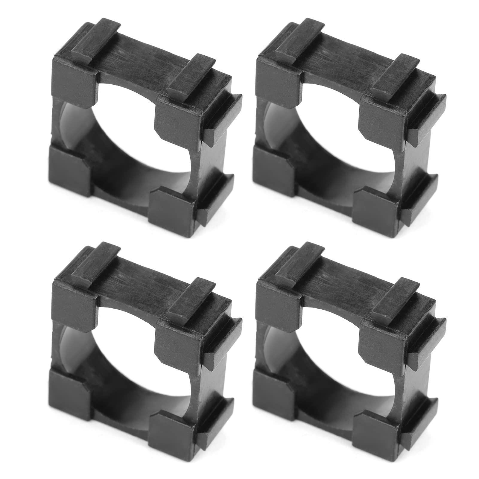100Pcs Lithium Battery Holder, Plastic Battery Pack Bracket Cylindrical Cell Battery Stand Cell Spacer for DIY Fixed Battery