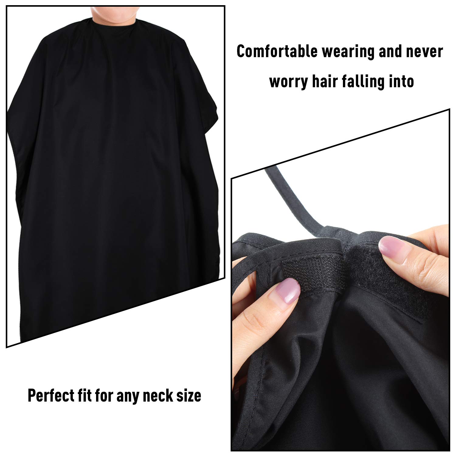 2 Pieces Kids Haircut Barber Cover Hair Salon Cape Waterproof Hair Cutting Cape 47.3 x 31.5 Inch (Classic Pattern)