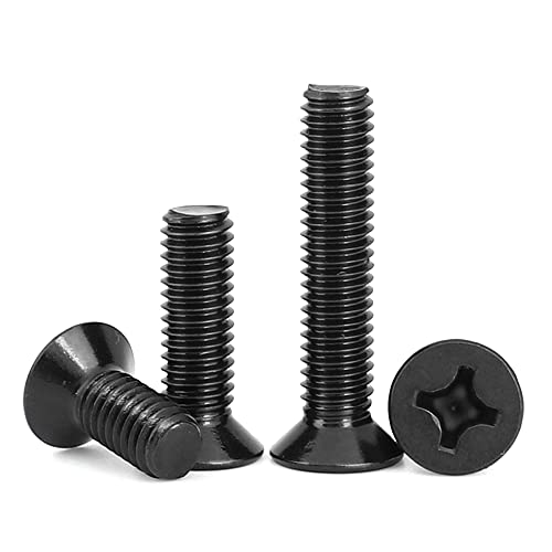 100pcs M2-0.4×16mm Laptop Notebook Computer Carbon Steel Screws Kit Set, Flat Head Phillips Cross Screw Assortments, Countersunk ssd Screws for SSD Toshiba DELL Sony Samsung